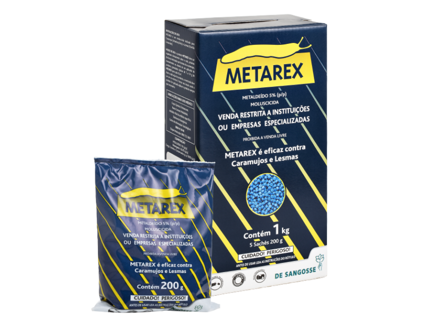 Lesmicida Metarex 200g – Lesmas E Caramujos – Mundo NPK